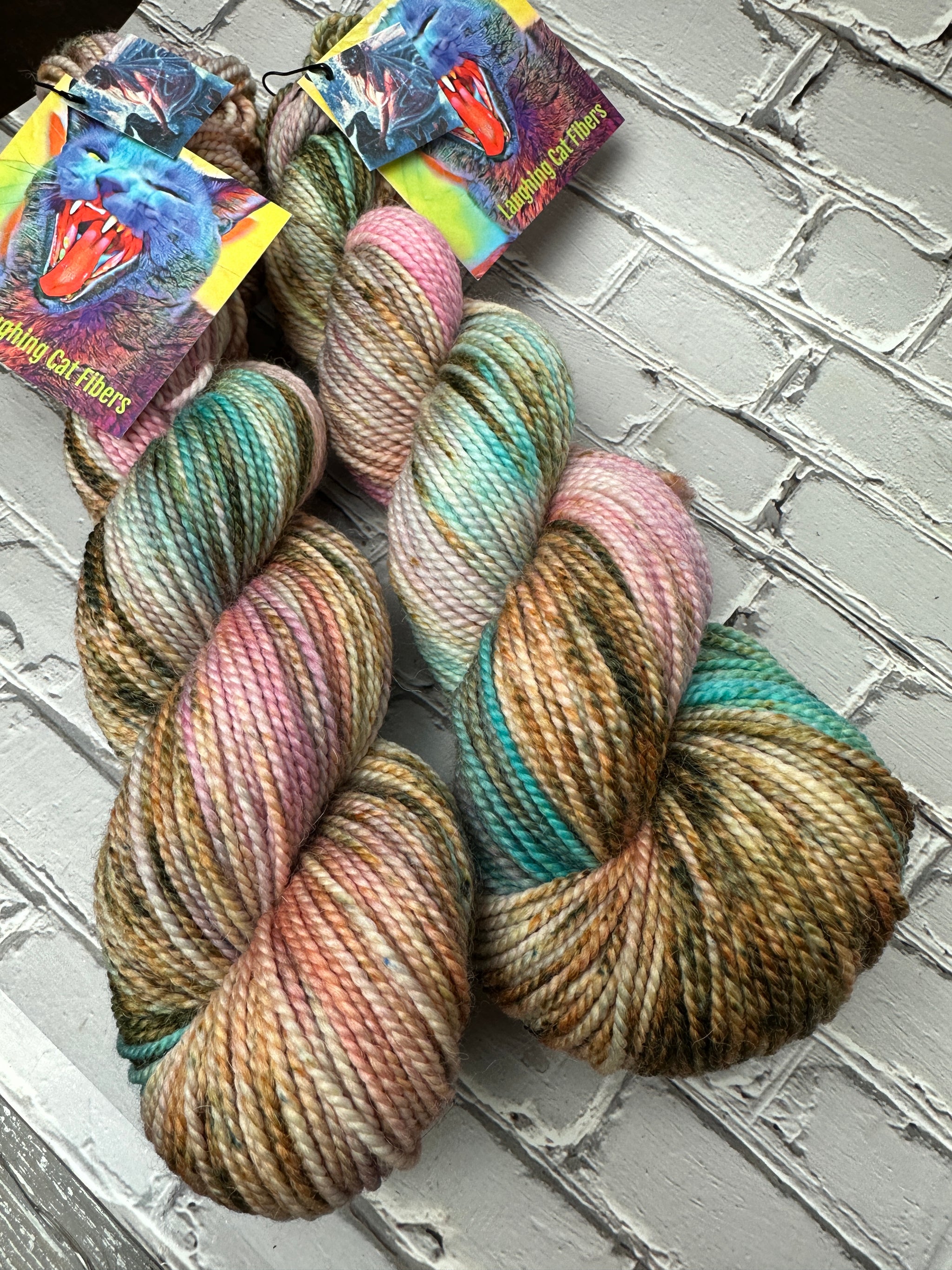 "The Fae of Rabbits" on Various Yarn Bases – Laughing Cat Fibers